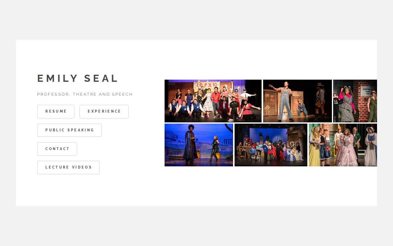 Emily Seal - Professor of Theatre